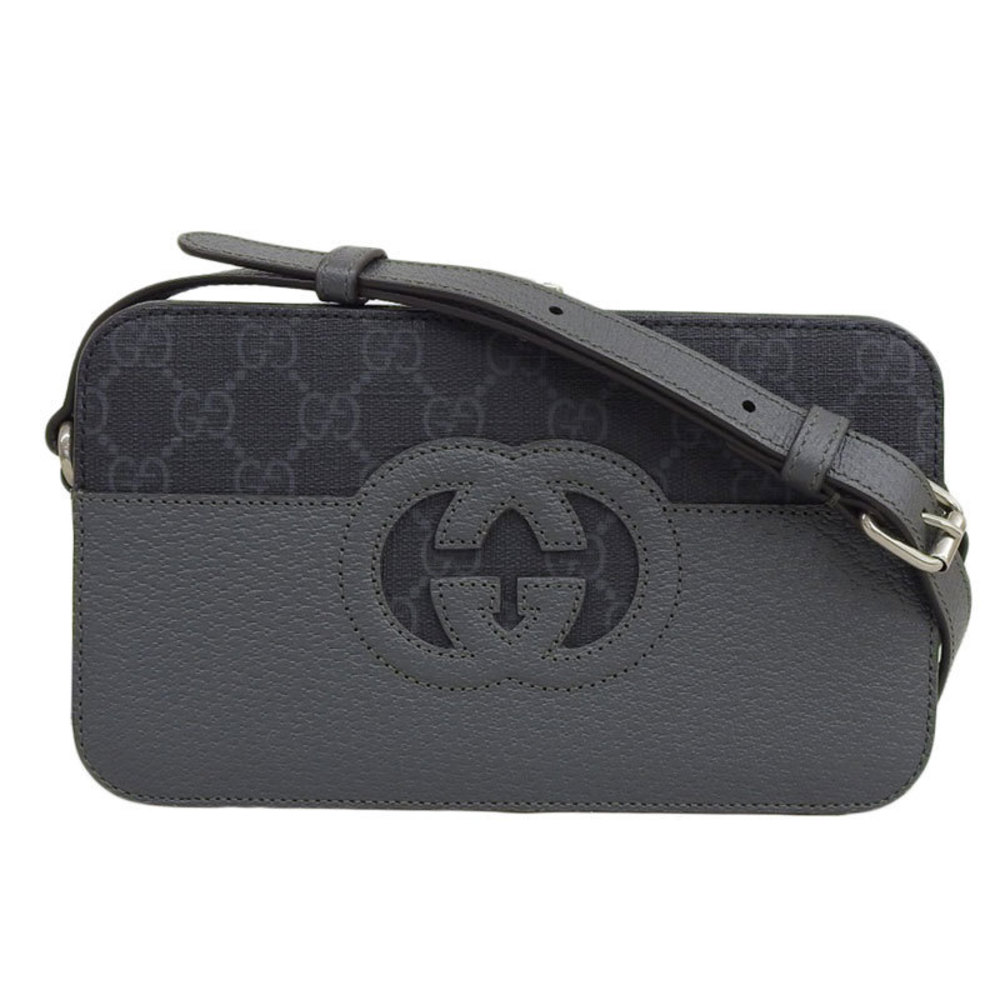 Gucci Supreme Cutout Interlocking Shoulder Bag Leathe… - Gem